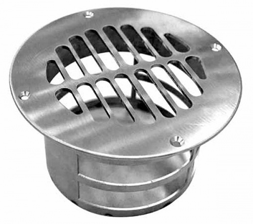 Circular van floor vent stainless steel ideal for providing an air ...