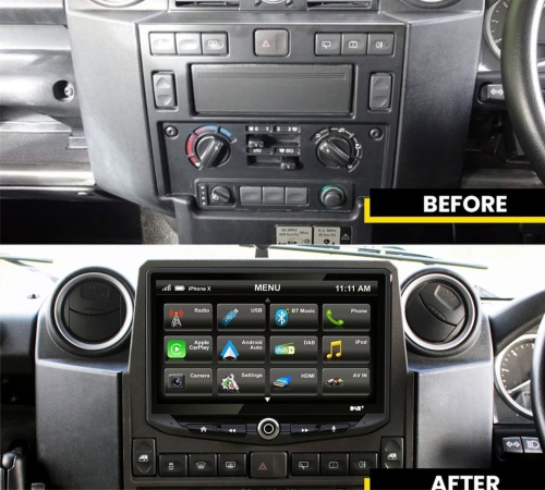 Stinger HEIGH10 Land Rover Defender Puma 10-inch multimedia ...