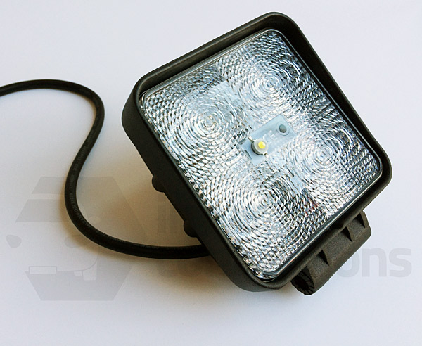 15W Square LED worklamp spotlight 12v 24v for offroad tractor truck 4x4 ...