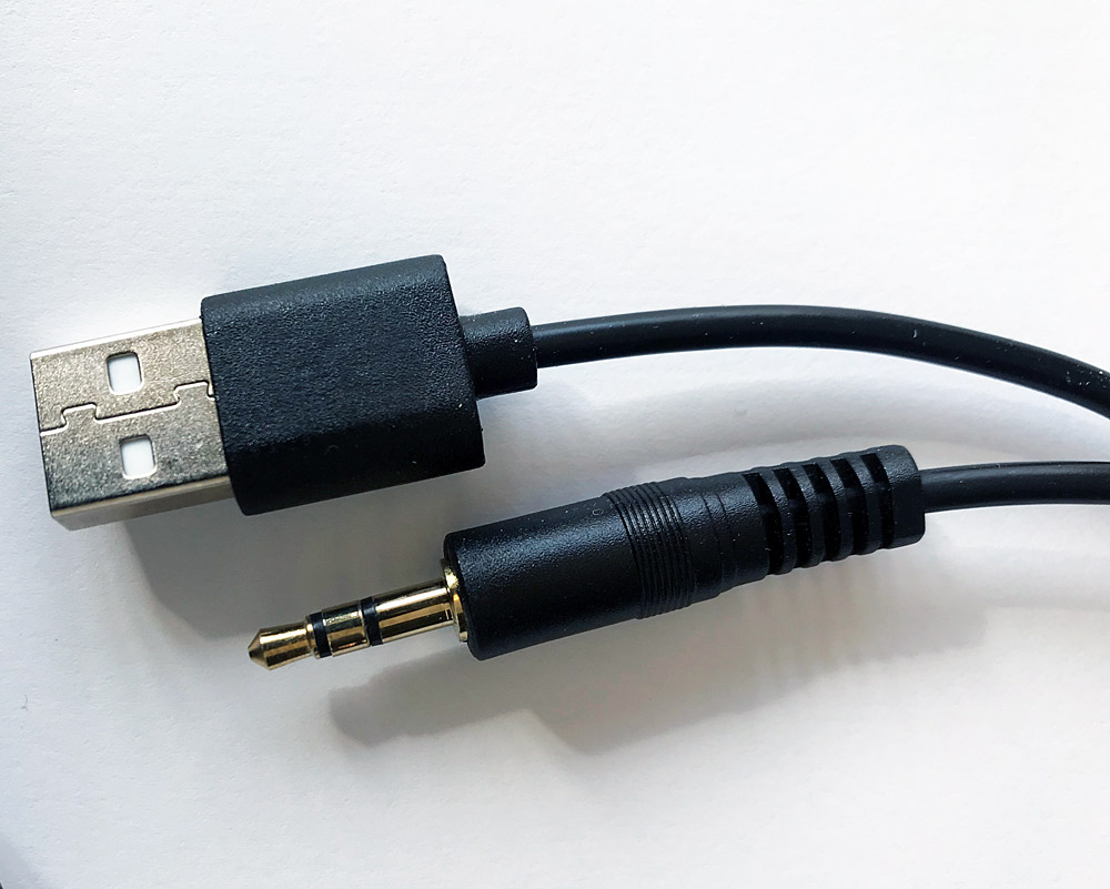 BMW iPod and iPhone Lightning cable for iDrive via USB and 3.5mm jack