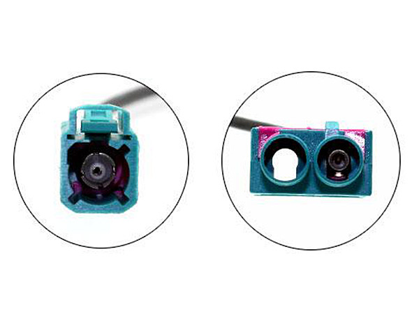 Double Fakra Male to Single Female Fakra aerial adapter CT27AA70