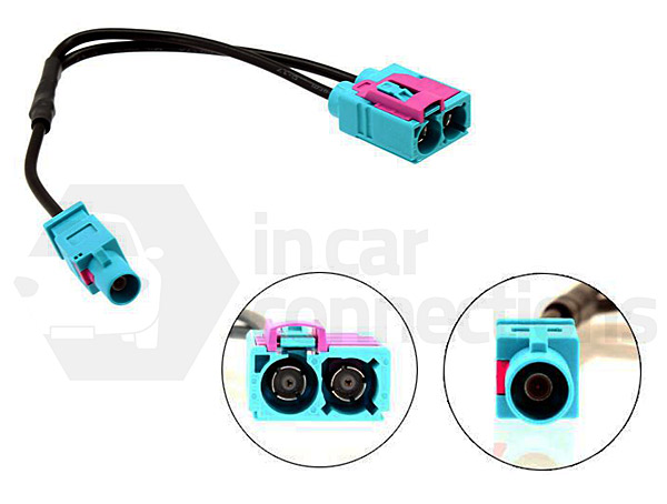 Double Fakra Female to Single Male Fakra aerial adapter CT27AA83 | In ...