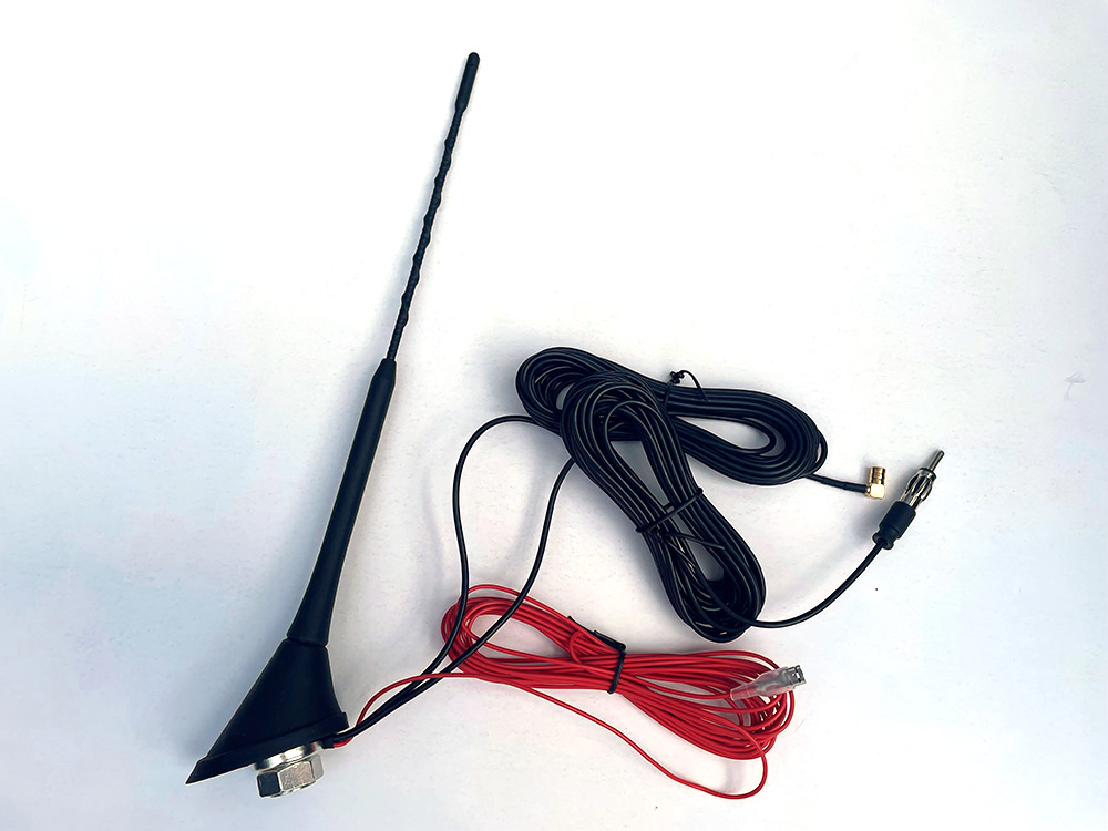 In car DAB aerial antenna with AM/FM Bee Sting Roof Mounted universal ...