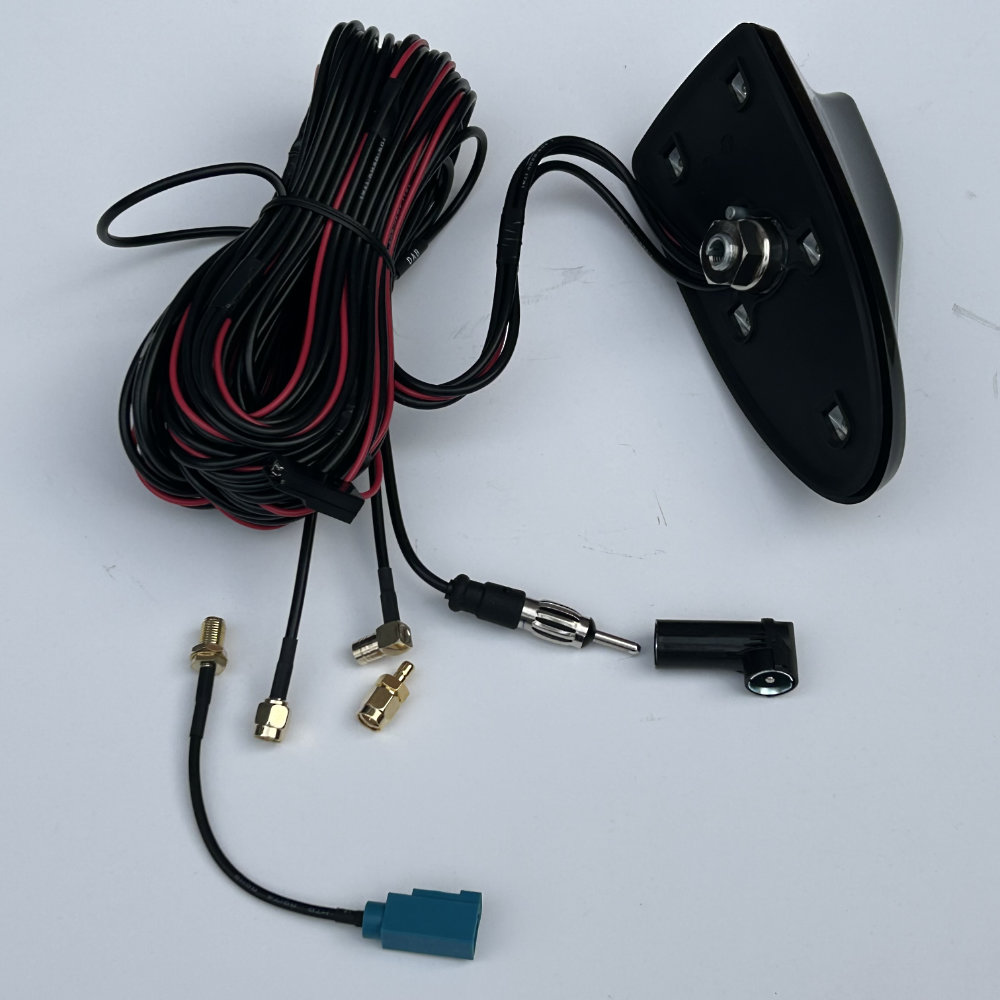 Shark fin aerial KIT - In car roof mount DAB AM FM and GPS aerial ...