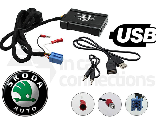 Skoda USB adapter interface CTASKUSB001 for Skoda Octavia Fabia Favorit ...