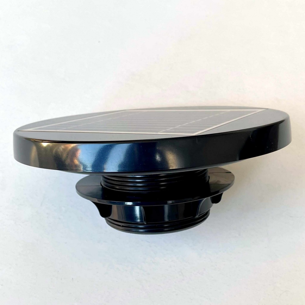 Greenhouse Roof Fan Solar Powered Roof Vent - Ultra Low Profile ...