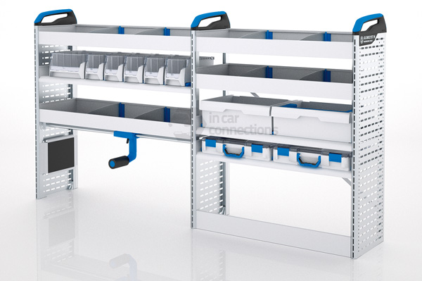 Sortimo Xpress TCLOS2 van racking module - Racking for Ford Transit ...