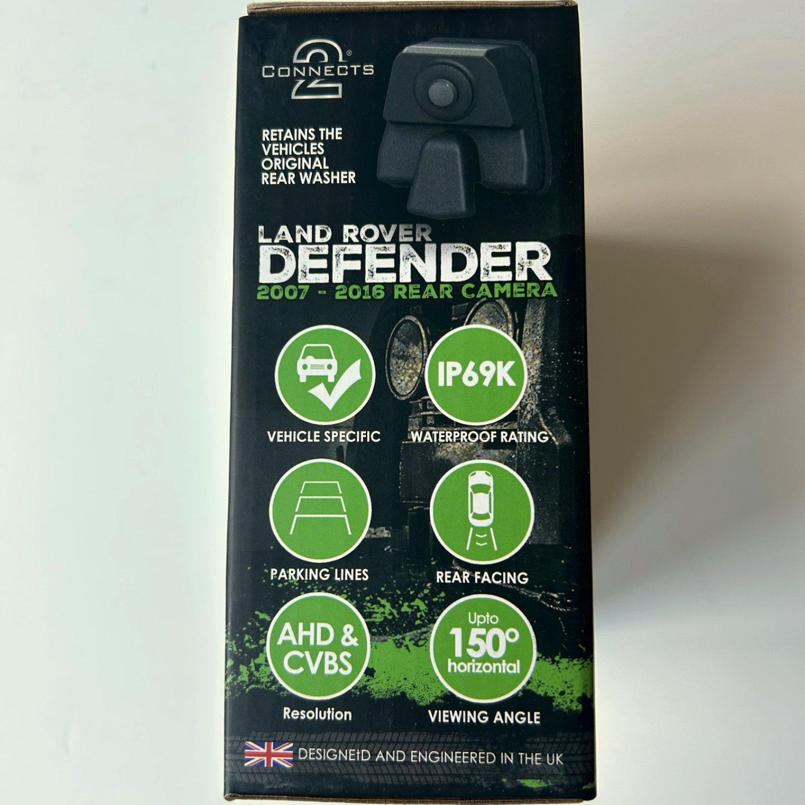 Stinger CAM-LR5 Land Rover Defender AHD and CVBS Rear Camera