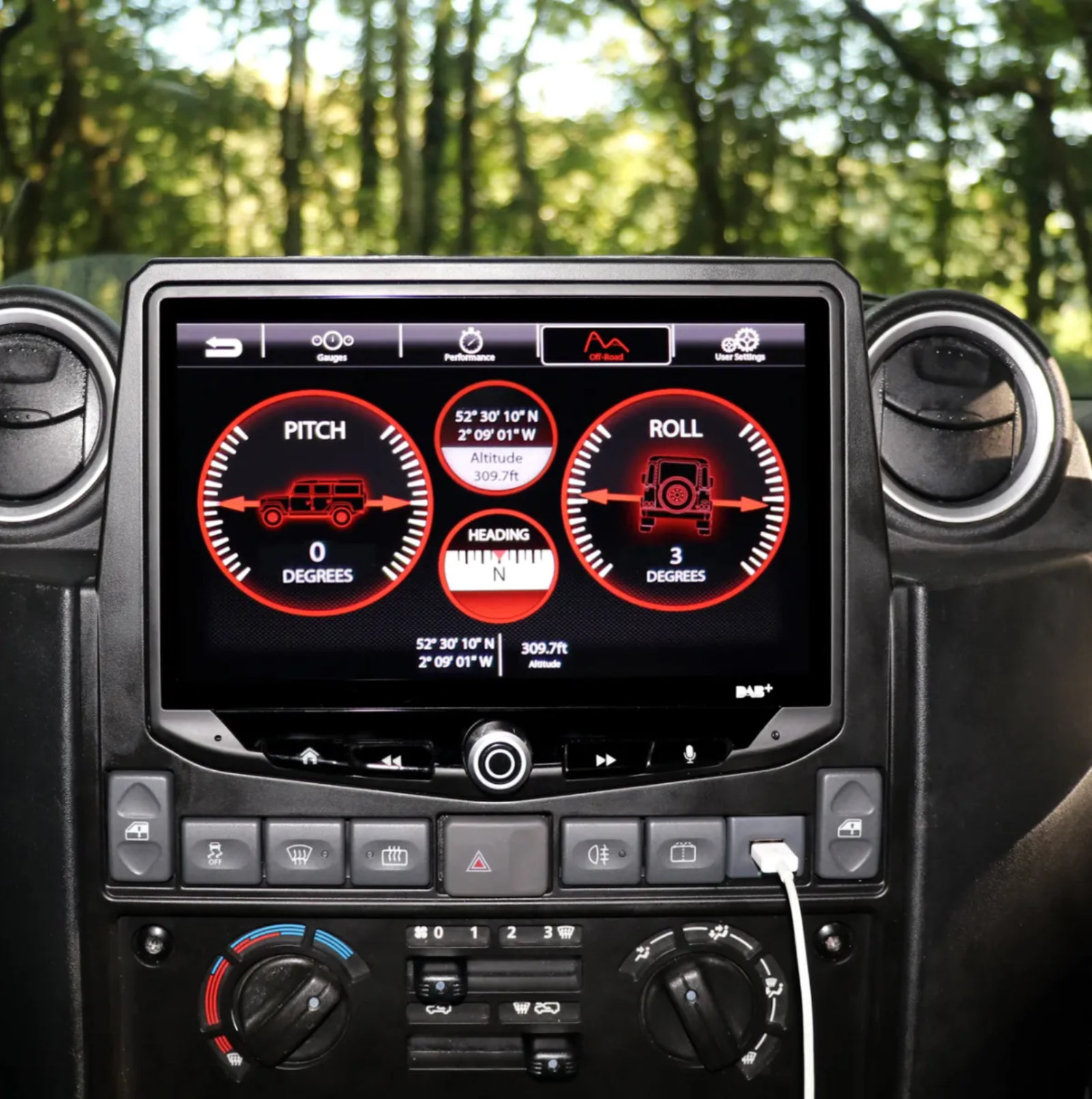 Stinger HORIZON10 Land Rover Defender Puma 10-inch multimedia ...