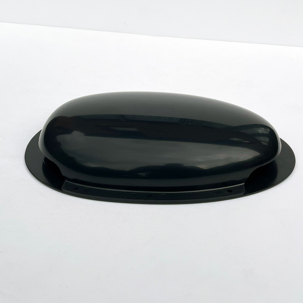 Van roof vent. Black plastic duct type low profile van ventilator for ...