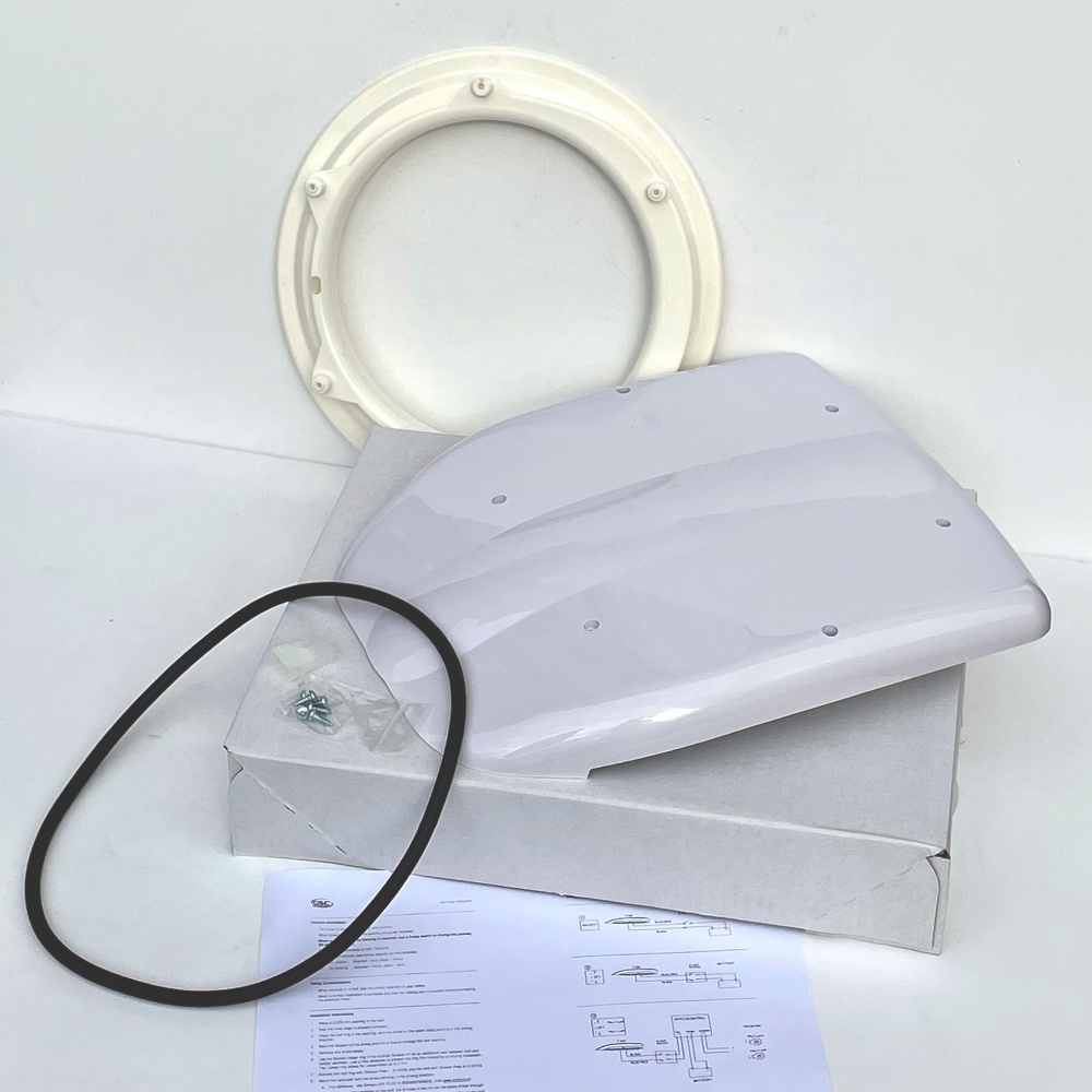 Low profile motorised van roof fan ventilator for commercial vehicles ...