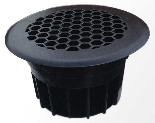 Circular van floor vent polycarbonate / ABS ideal for providing an air ...